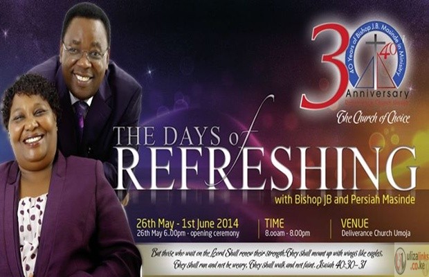 40 Years & Still Strong: Bishop Dr J.B Masinde Celebrates 40 Years In ...