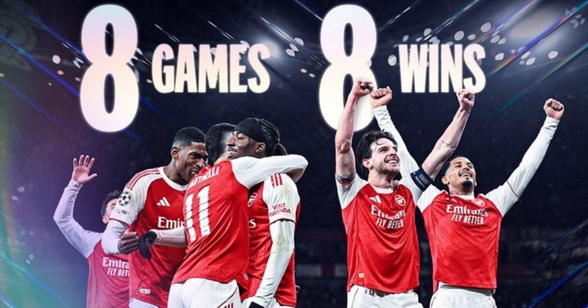 Arsenal Make Champions League History With Perfect Eight-Game Run in ...