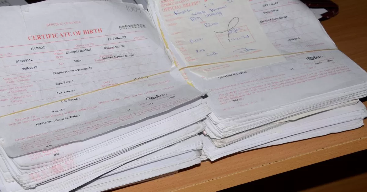 Kenya Moves to Scrap Fees for Birth and Death Certificates ...